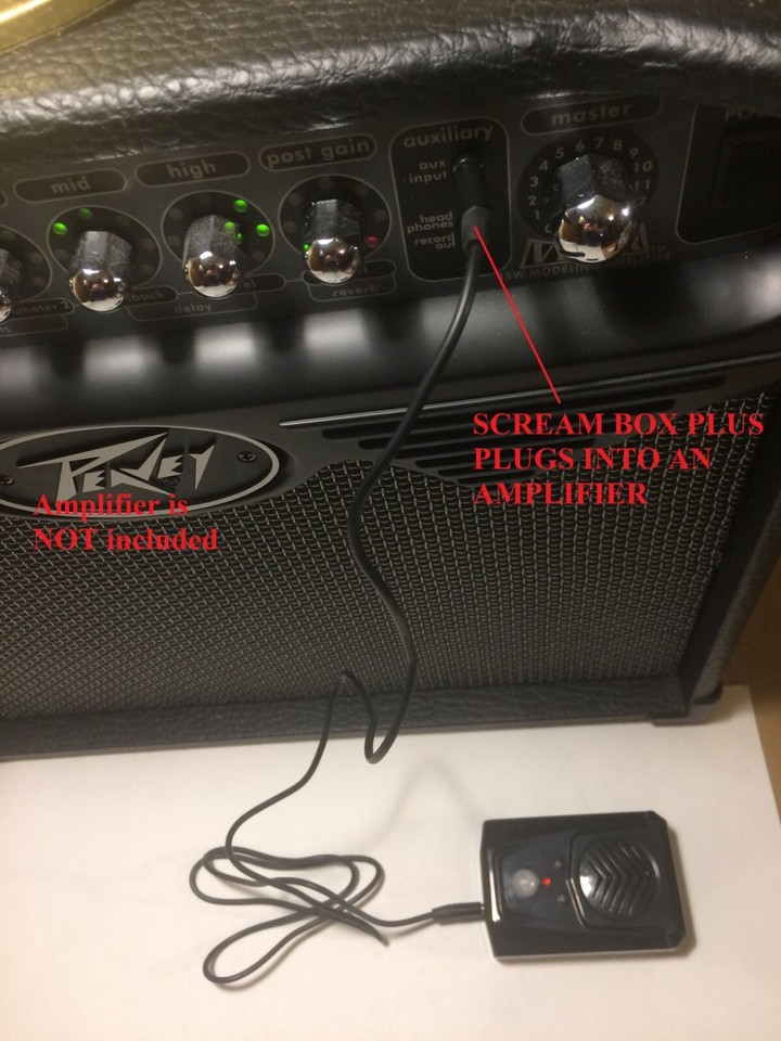 SCREAM BOX PLUS Halloween HAUNTED HOUSE boo props Replaces the ...