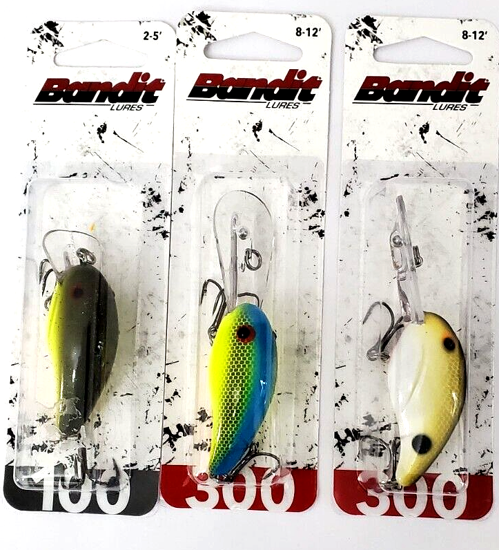 Bandit Lure BDT300 2" 300 Series Fishing 3/8 oz. Lure (Lot Of 3) | eBay