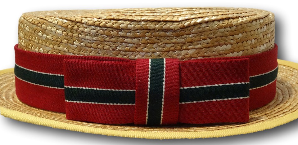 Traditional School Uniform Straw Boater & Hand Made Boater Band - 3 ...