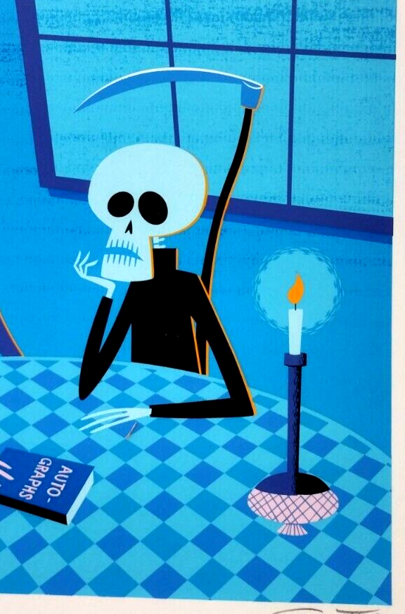 The Grim Reaper **Rare** SHAG PRINT Silkscreen Serigraph | eBay