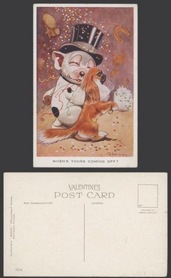 BONZO DOG G.E. Studdy c.1920 Old Postcard Wedding - When's Yours Coming ...