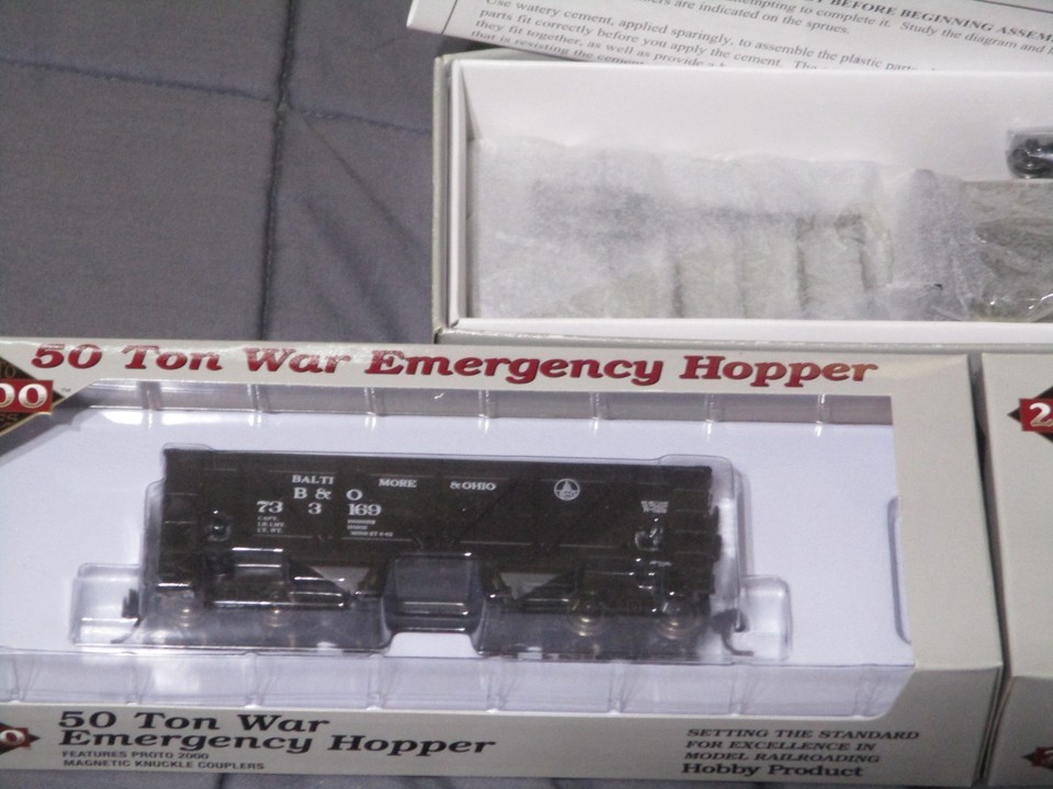 3 PROTO 2000 SERIES SR 50 Ton War Emergency Hopper Baltimore & Ohio | eBay