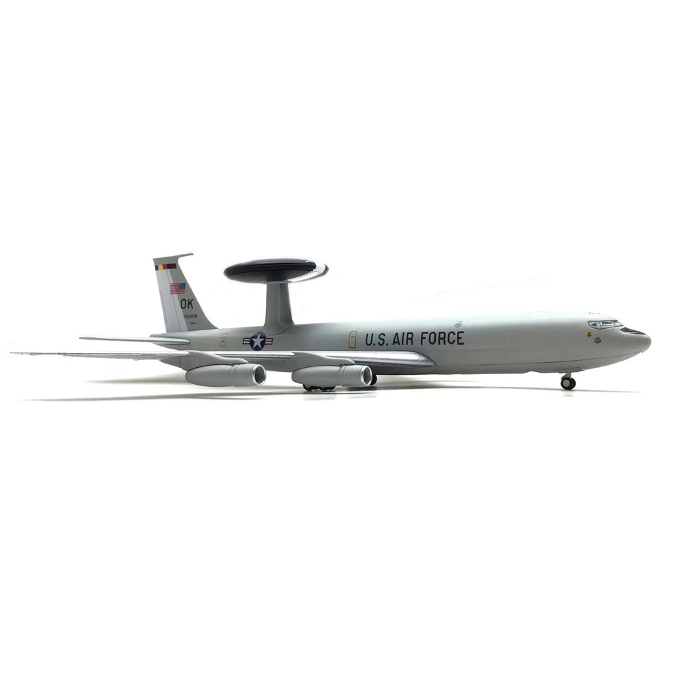 1/200 Scale US E-3 E3 Sentry AWACS High Simulation Plane Model Alloy ...