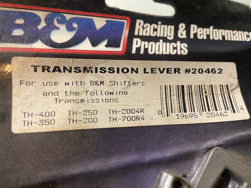NEW B&M 20462 Transmission Lever TH400 TH350 TH250 200-4R 700R4 4L60E ...