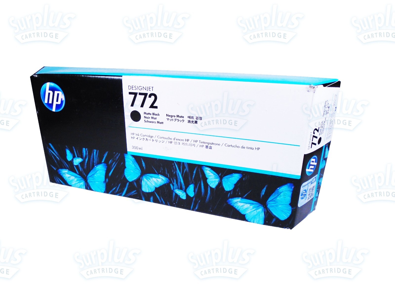 Genuine HP 772 Matte Black 300ml CN635A Ink Cartridge DesignJet Z5200 ...