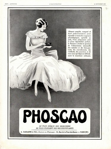 Original French Vintage Ad - PHOSCAO - Maud TRUBE - Dress Elegance ...