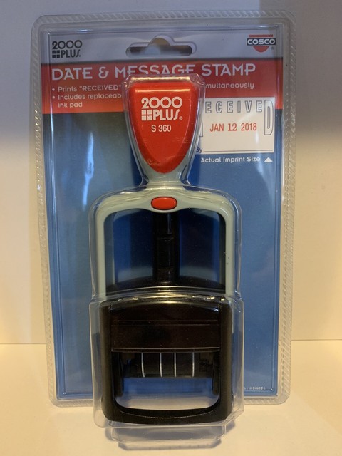 Cosco 2000 Plus S360 Received Two-color Dater 011034 for sale online | eBay