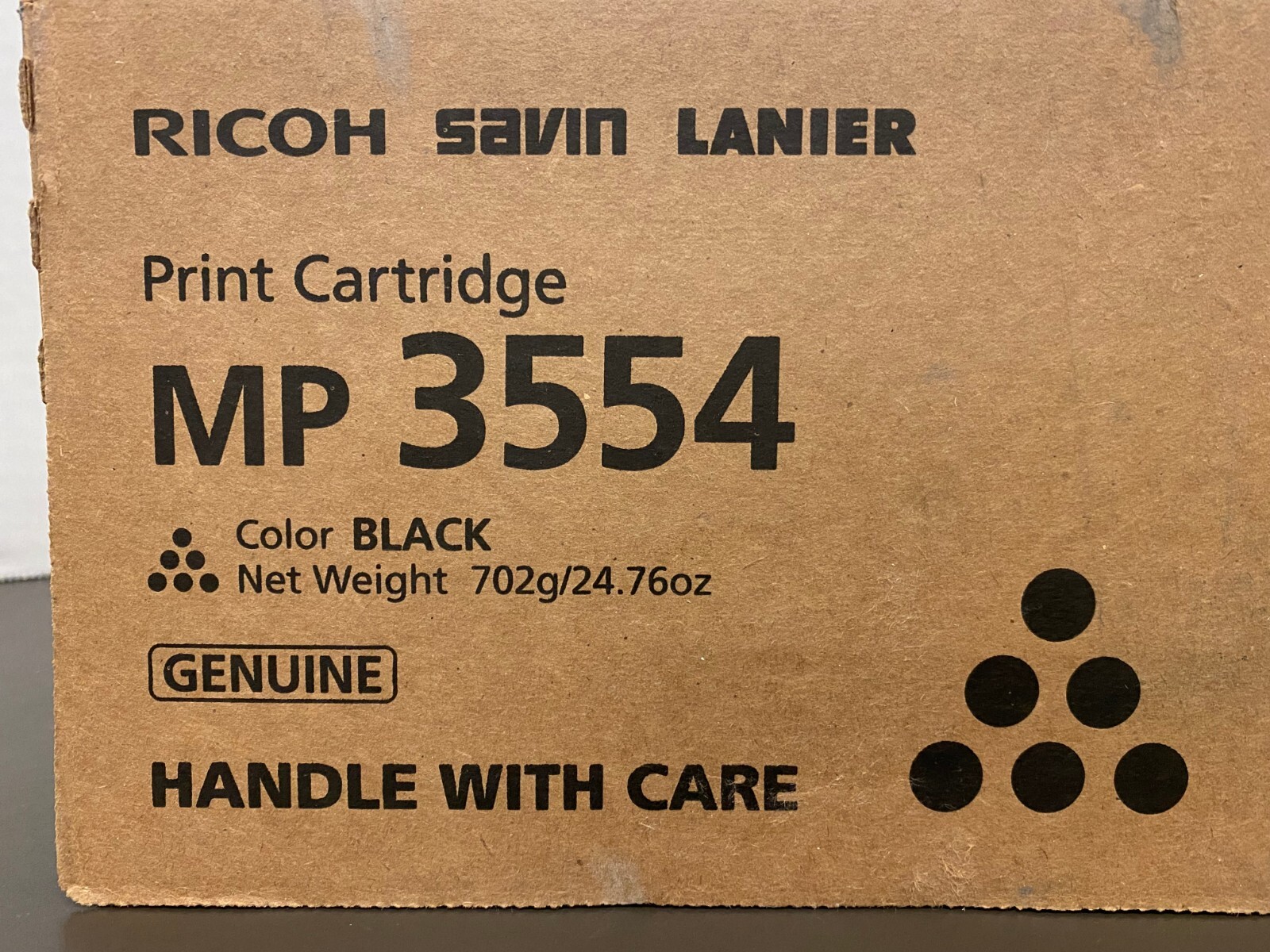Ricoh Genuine MP 3554 Black Toner 842124 OEM MP 2554 3054 3055 29744AM ...
