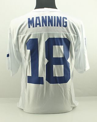 L PEYTON MANNING 18 Indianapolis Colts NFL Team Apparel Football Jersey ...