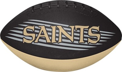 NEW ORLEANS SAINTS NFL Football ball Rubber Black/Gold (Rawlings) | eBay