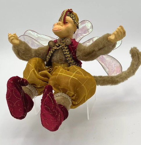 Mark Roberts Collection Poseable Flying Monkey Jester Fabric and Resin ...