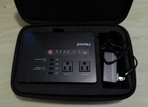 Powkey HP200 Portable Power Bank station 200 Watt AC 4 USB Outlets w ...
