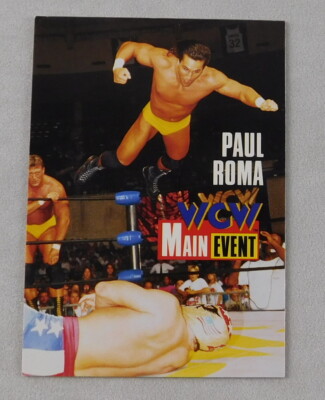Paul Roma WCW Wrestling Trading Card Main Event #9 WWE WWF | eBay