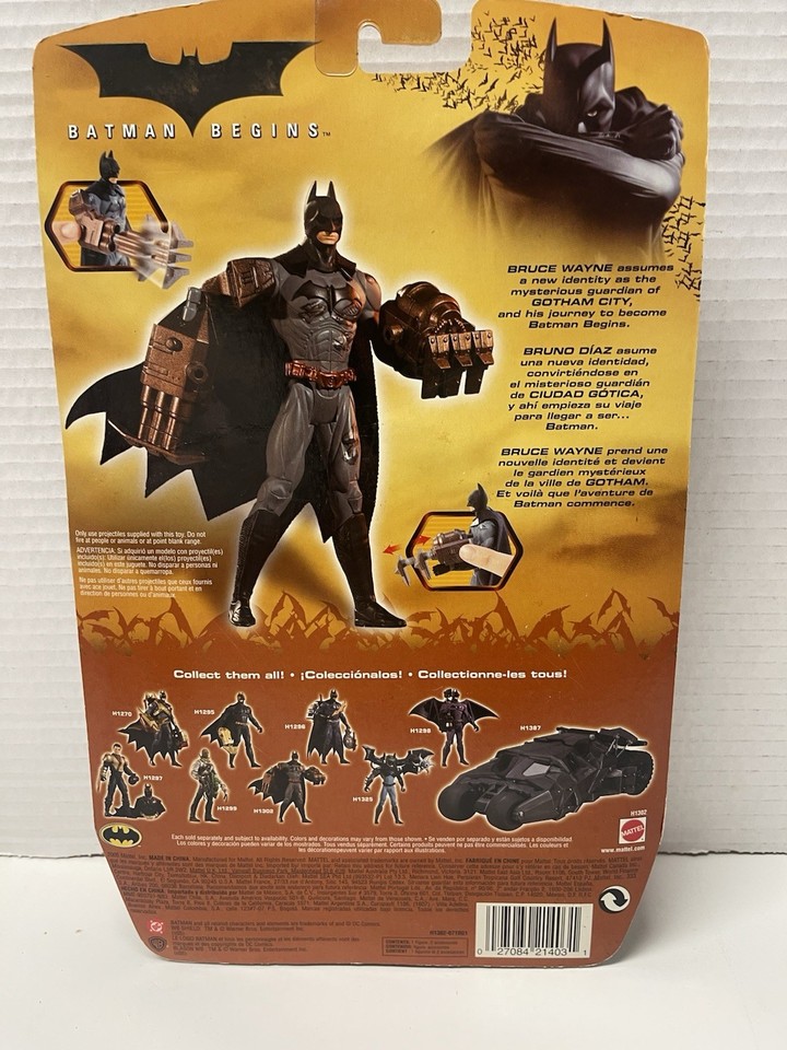 Mattel 2005 Batman Begins POWER PUNCH BATMAN Silver Variant Action ...