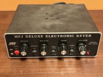 MFJ Deluxe Electronic Keyer Model MFJ-407C with Cord Starkville, MS USA ...