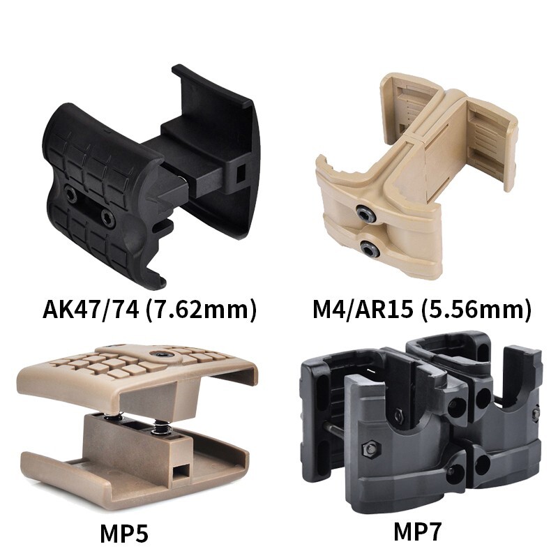 Double Magazine Coupler for PMAG | Airsoft | Black, Tan, Army Green ...