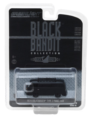 1/64 GREENLIGHT BLACK BANDIT 18 1974 Volkswagen Type 2 Panel Van | eBay