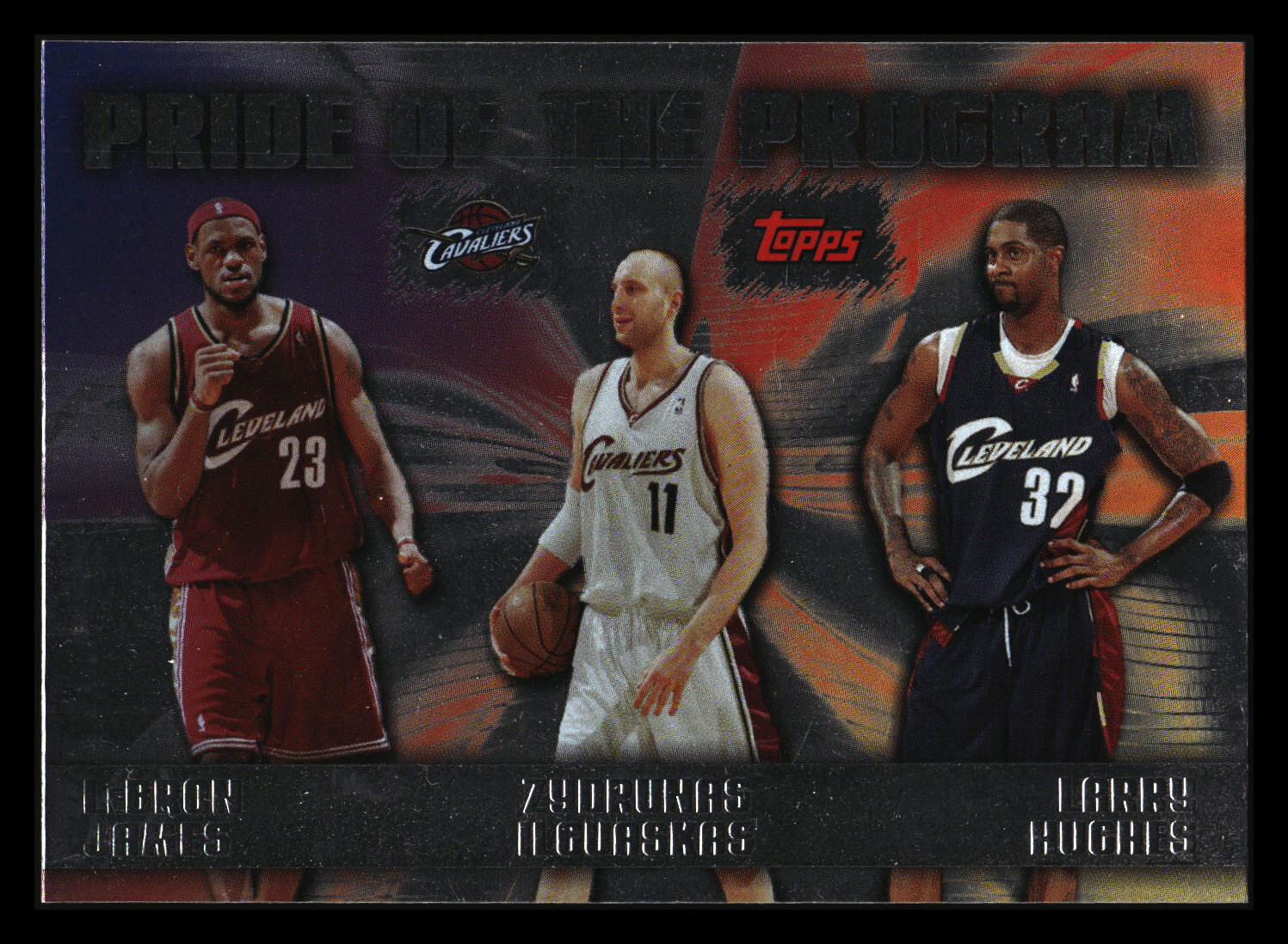 2006-07 Topps #PP2 Lebron James / Z. Ilguskas / L. Hughes Pride of the Program | eBay