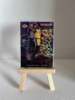 NBA Hoops 2020-21 Lights Camera Action Purple Explosion Anthony Davis ...