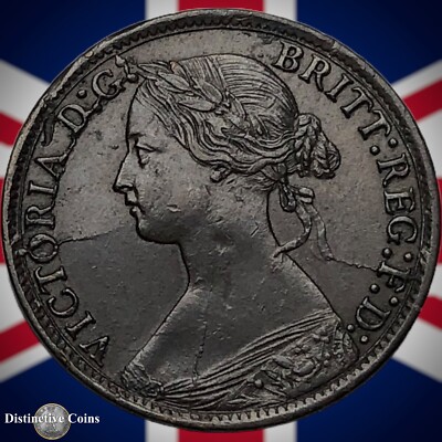 Great Britain 1872 Farthing 1/4d GB3668 | eBay