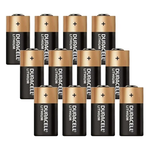12 Duracell Cr123 Lithium Battery 3V cr17345 Batteries Expiry 2031 ...