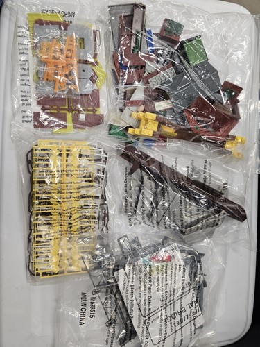 Life-Like HO Scale Assorted kits And Parts Bag. Signs, Line Shack ...