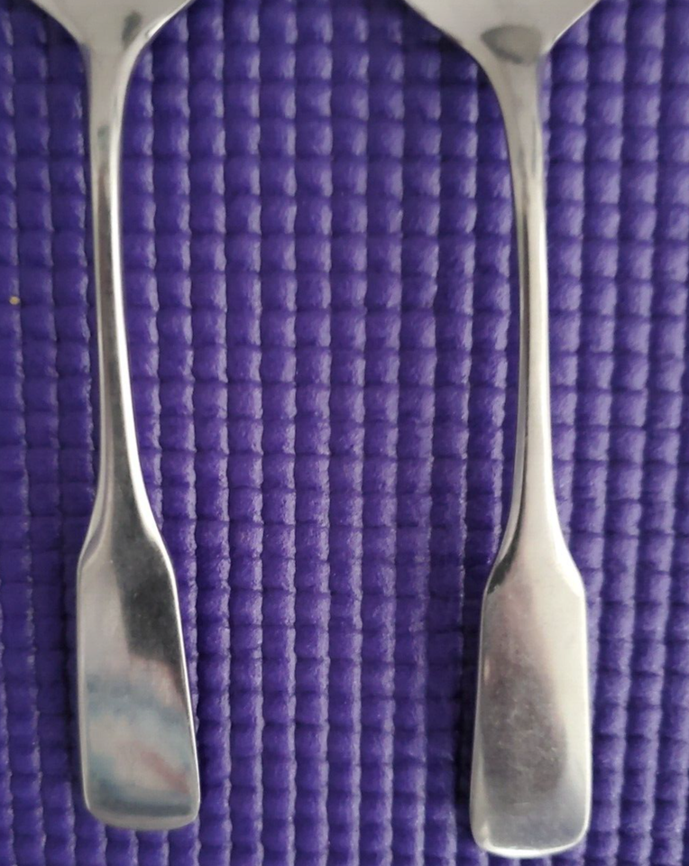 2-WMF Cromargan Germany PILGRIM Stainless Satin FIVE O'CLOCK SPOONS 5 3 ...