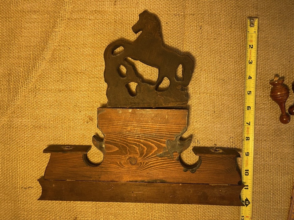 Large Antique German Vienna Regulator Clock Crown/Pediment/ Topper ...