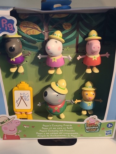 NIB Peppa Pig Peppa's Camping Friends figures Danny Dog Suzy Sheep ...