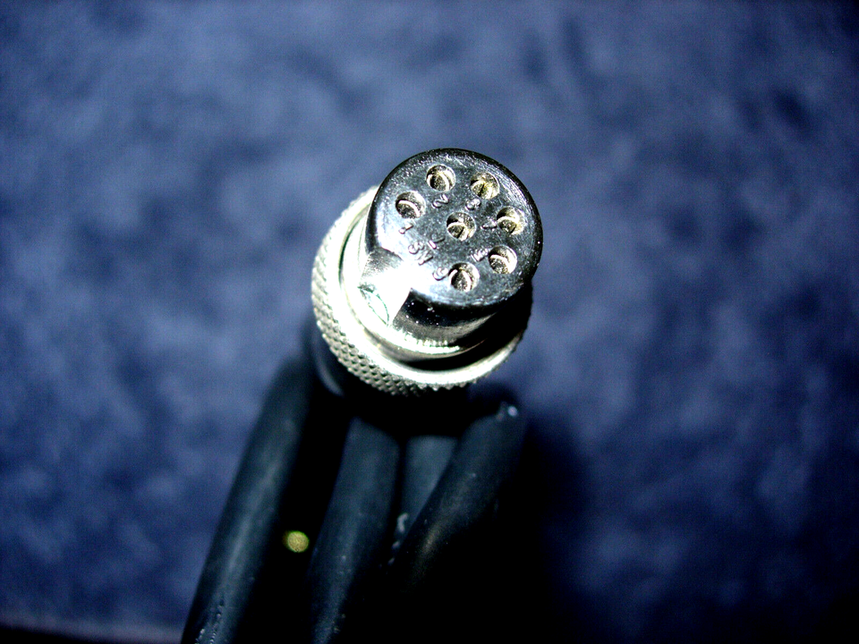 Kustom Signals Police Radar 6 Ft Antenna Cable w/7 Pin Spin On ...