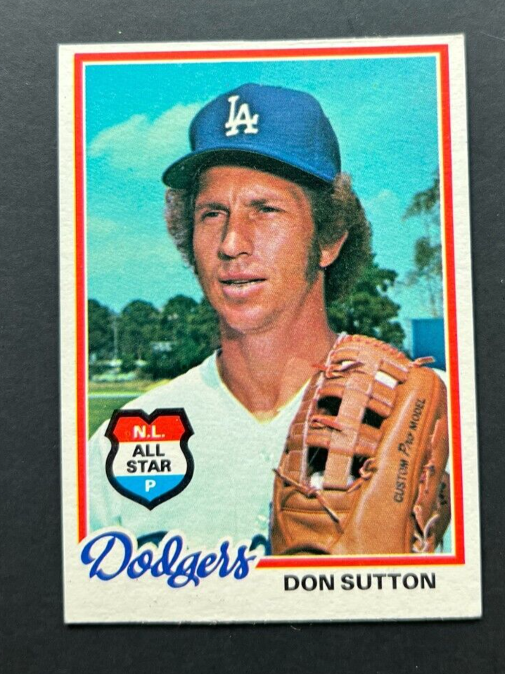DON SUTTON ~ 1978 TOPPS #310 ~ NL All Star Pitcher ~ LA Dodgers | eBay