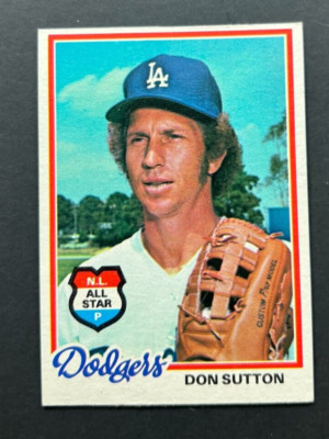 DON SUTTON ~ 1978 TOPPS #310 ~ NL All Star Pitcher ~ LA Dodgers | eBay
