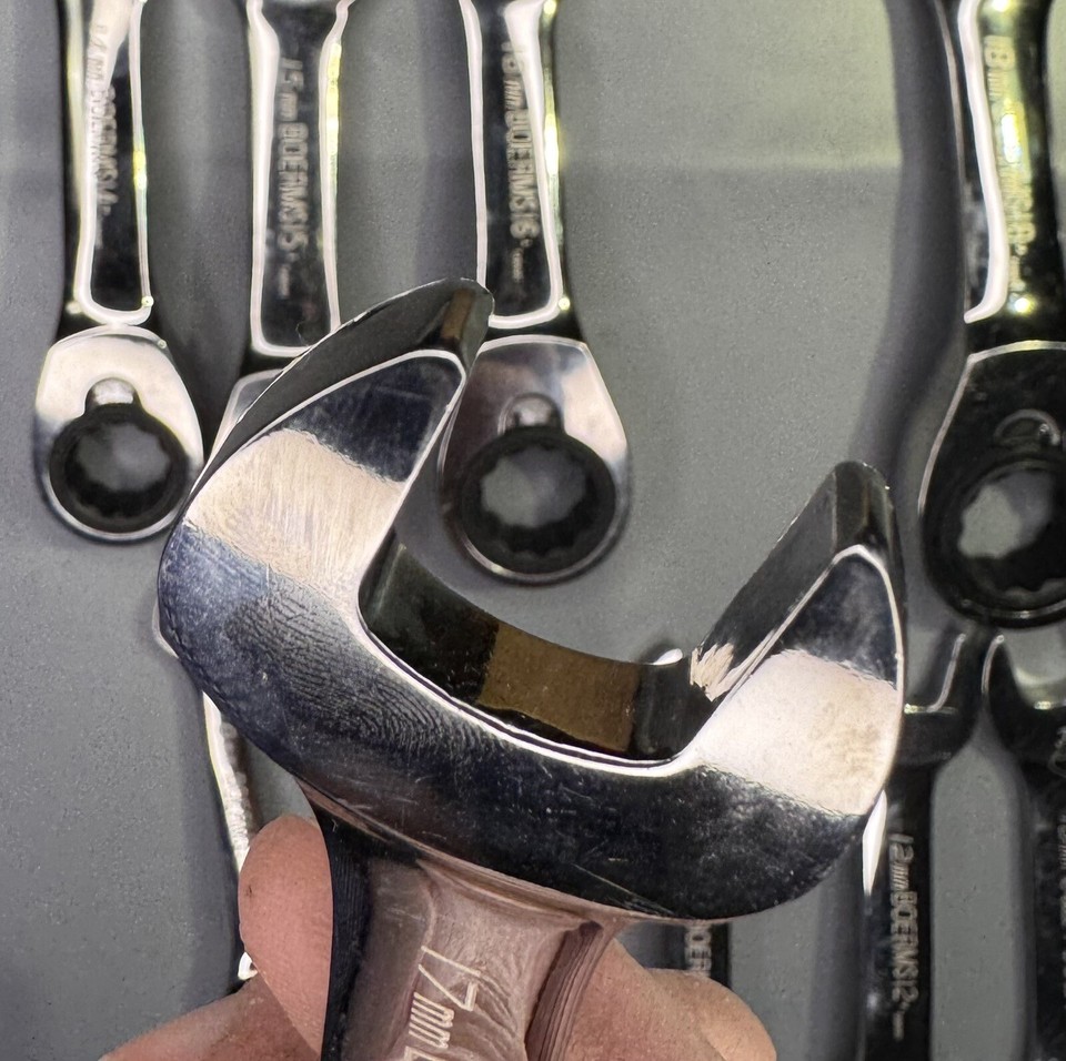 UNUSED Blue-Point 12-point STUBBY Ratchet Wrench 12pc SET 8MM-19MM ...