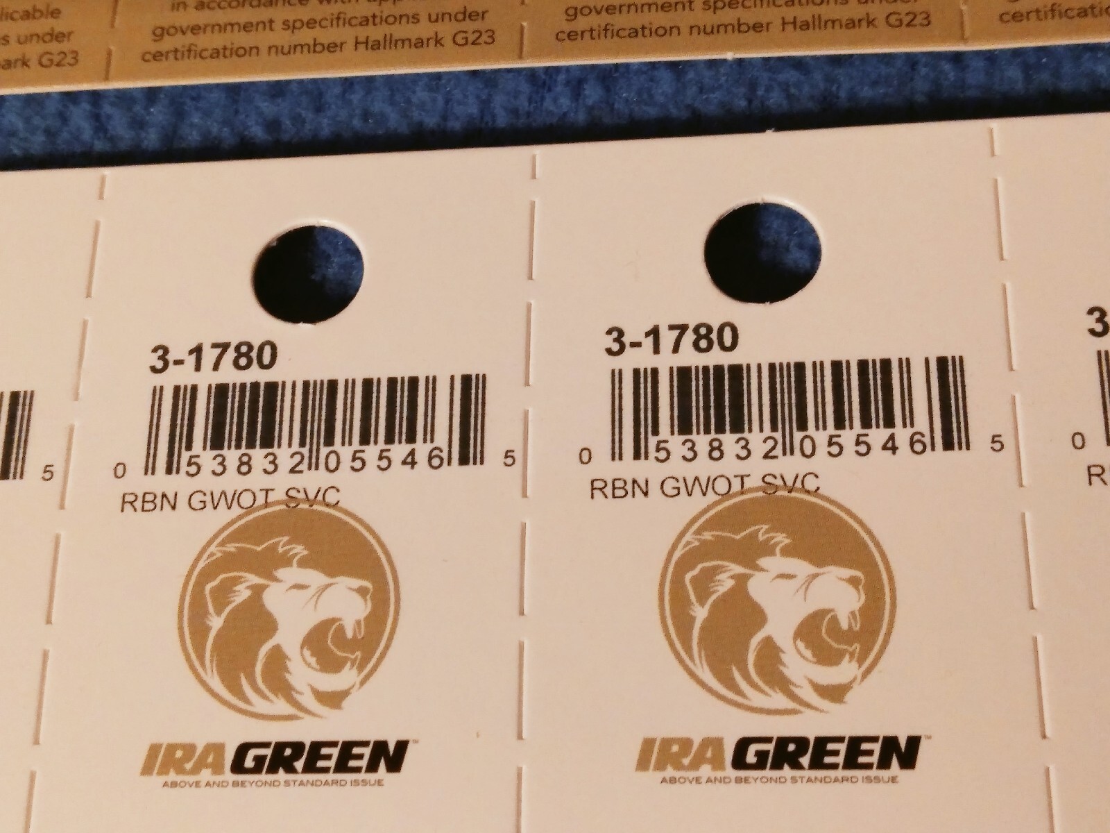 LOT OF 20 - US MILITARY GLOBAL WAR ON TERRORISM SERVICE MEDAL RIBBON ...