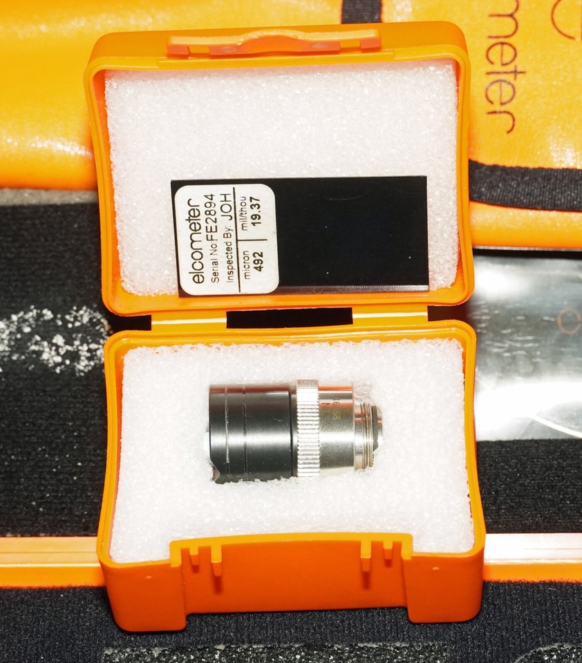 ELCOMETER 456 Coating Thickness Gauge Kit w Straight and PINIP Probes ...