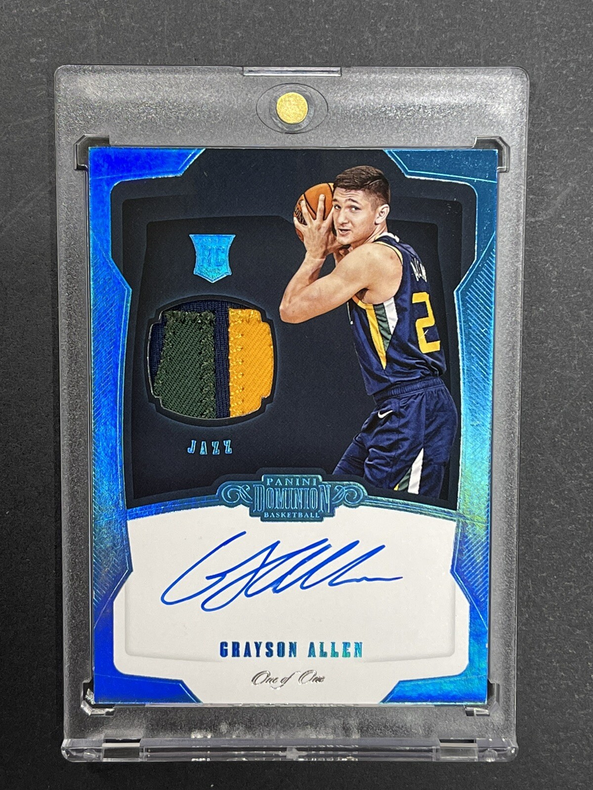 #1/1 Grayson Allen 2018-19 Panini Dominion Rookie Patch Auto RPA ...