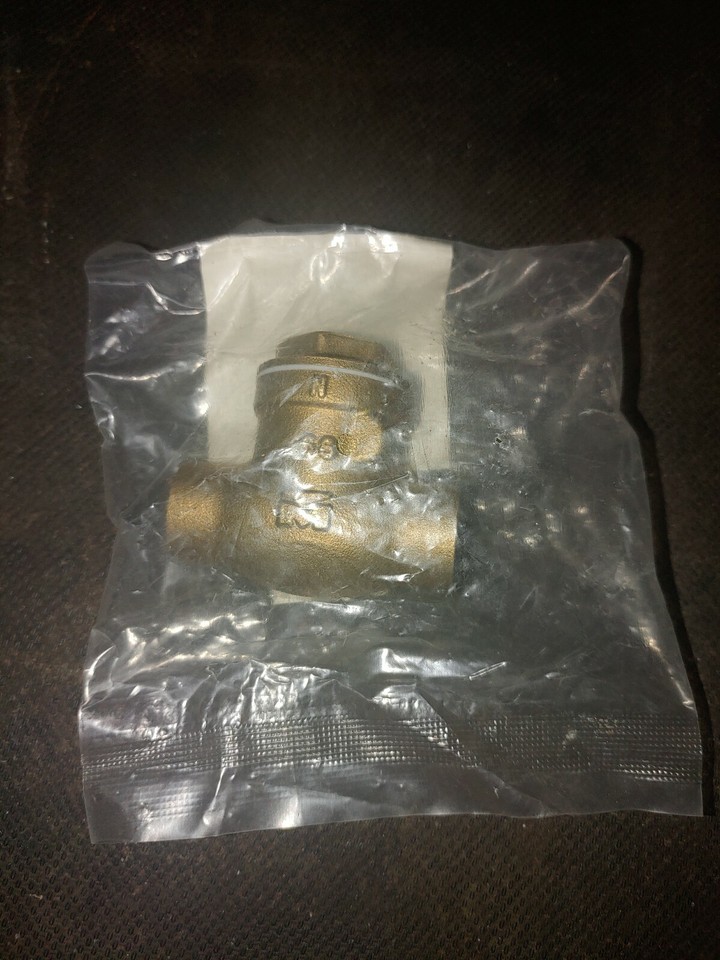Everbilt 1/2" Brass Swing Check Valve, Sweat x Sweat, #101-503EB NEW ...