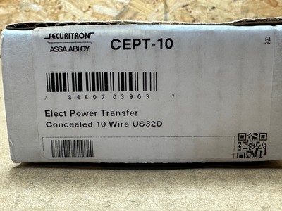 Door Hardware Securitron CEPT-C5E Concealed Power Transfer - Hidden ...