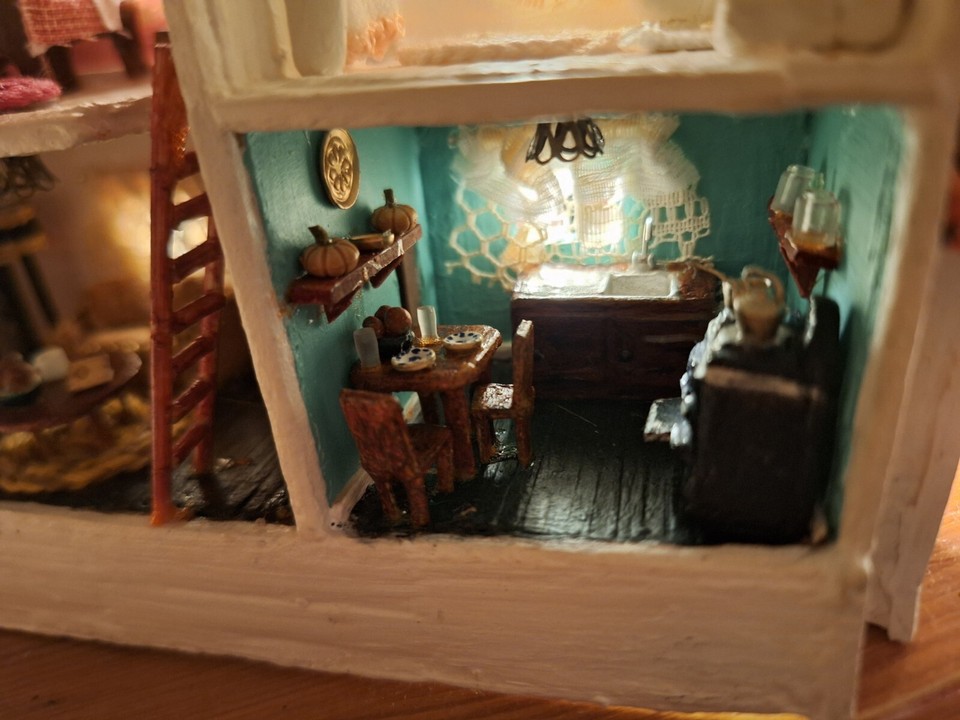 Handmade Collectable Mini Dolls House 🏡 Three Storey | eBay UK