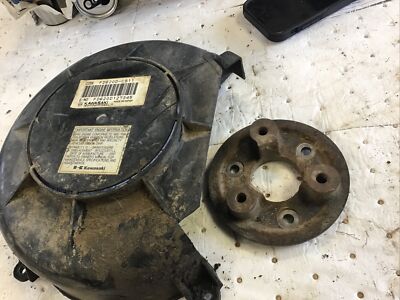 John Deere 6x4 Gator Kawasaki FD620D Flywheel Pulley M97341 And Cover ...