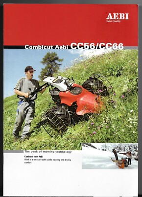 AEBI Combicut CC56 & CC66 Single Axle Tractor 2008-09 UK Market Sales ...