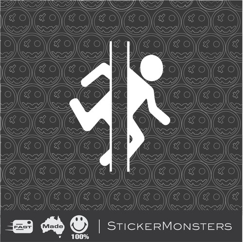 PORTAL Aperture Science Vinyl Sticker Decals 120mmH Car Van Truck PS4 ...
