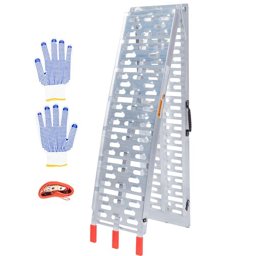 Motorcycle Folding Loading Ramp Aluminum 90" Dirt Bike Street Bike ...