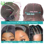 Free Part Full Lace Wigs 100% Human Hair Curly HD Lace Front Wigs With ...