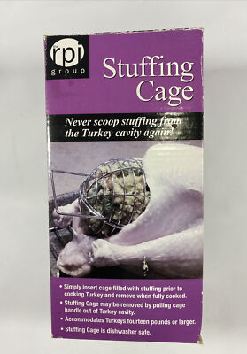 RPI Turkey Stuffing Cage Stainless Steel New Open Box Never Used. | eBay