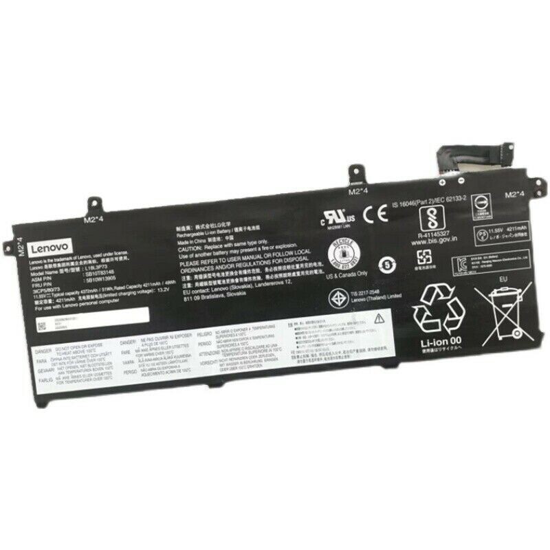 Genuine 51WH L18L3P73 Battery For Lenovo ThinkPad T490 T495 P43S T14 ...