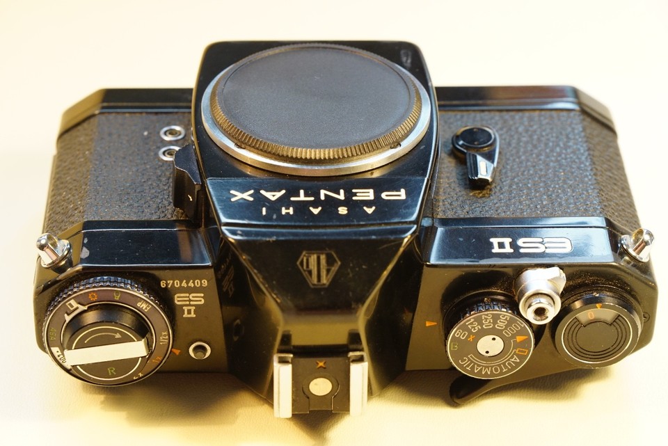 M42 ASAHI PENTAX ES II black, Belichtungsmesser defekt, alles andere ...