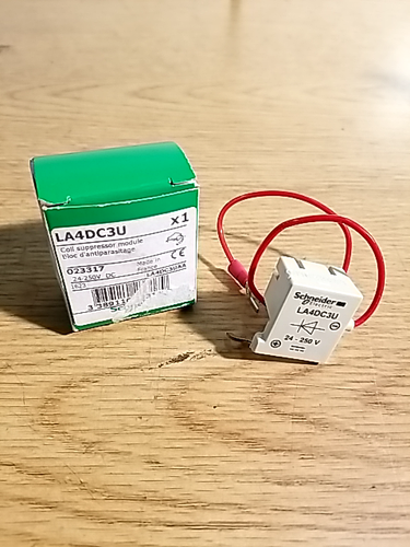 Telemecanique LA4 DC3U Coil Suppressor Module 023317 - New In Box ...