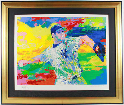 "THE ROCKET, ROGER CLEMENS" by LeRoy Neiman, Limited Edition Serigraph ...