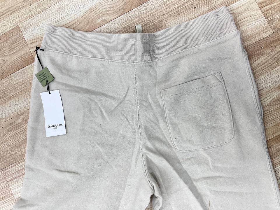 Goodfellow & Co CREAM Sweatpants Joggers Mens Large Drawstring New with ...
